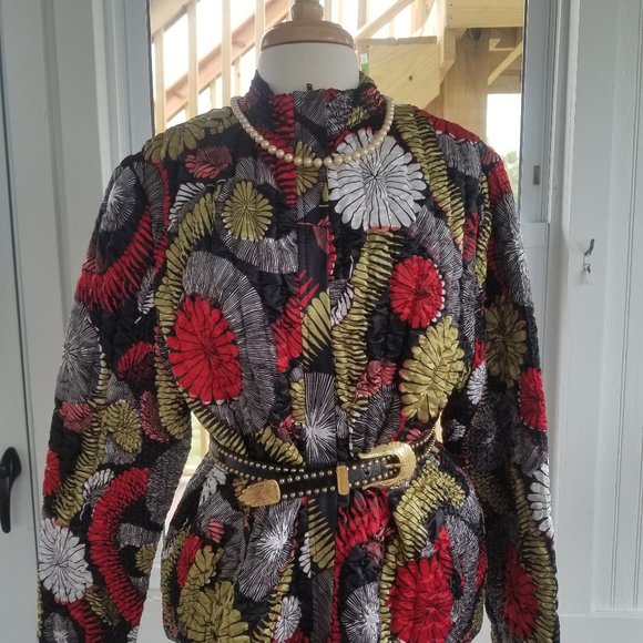 Ruby Rd. | Jackets & Coats | Colorful Light Quilted Jacket By Ruby Road ...